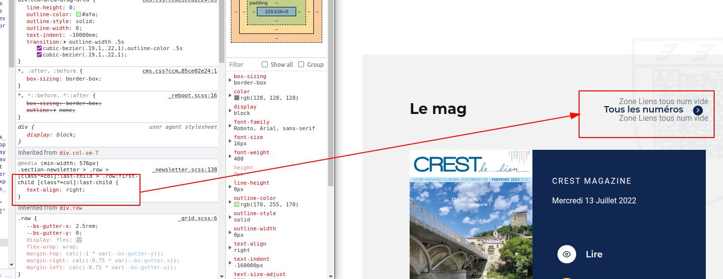 [9 1 1] Ccm Area Drag Area Within Text Right Css Wrongly Becomes Visible · Issue 10772