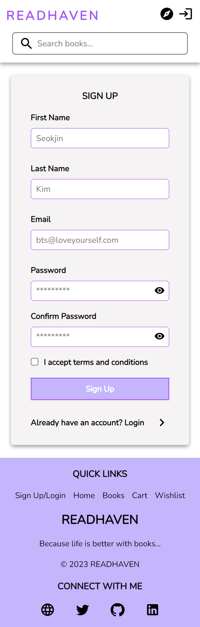 GitHub - niharika-kesarwani/readhaven: Readhaven is a books e-commerce website for all the book ...