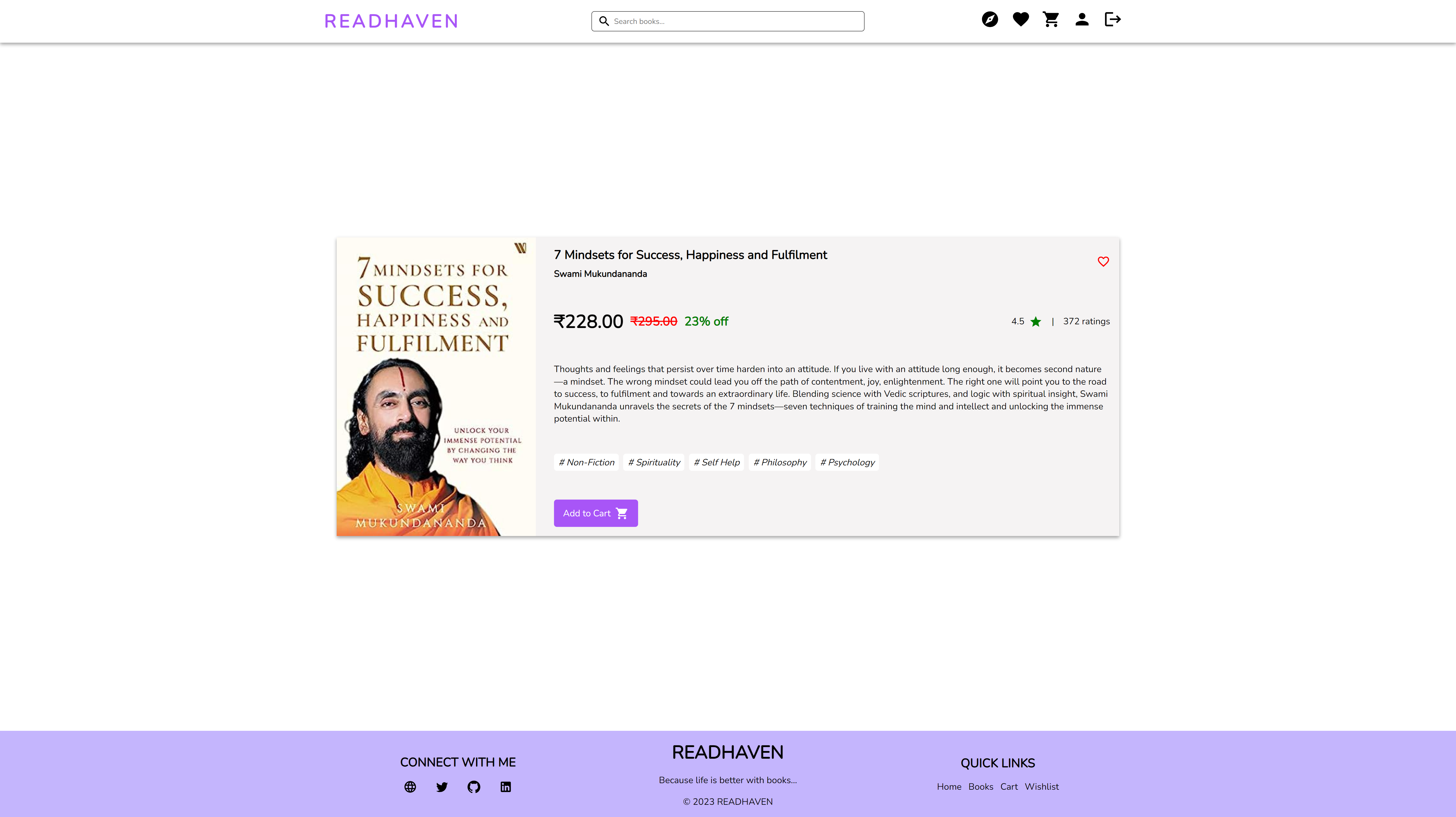 GitHub - niharika-kesarwani/readhaven: Readhaven is a books e-commerce website for all the book ...