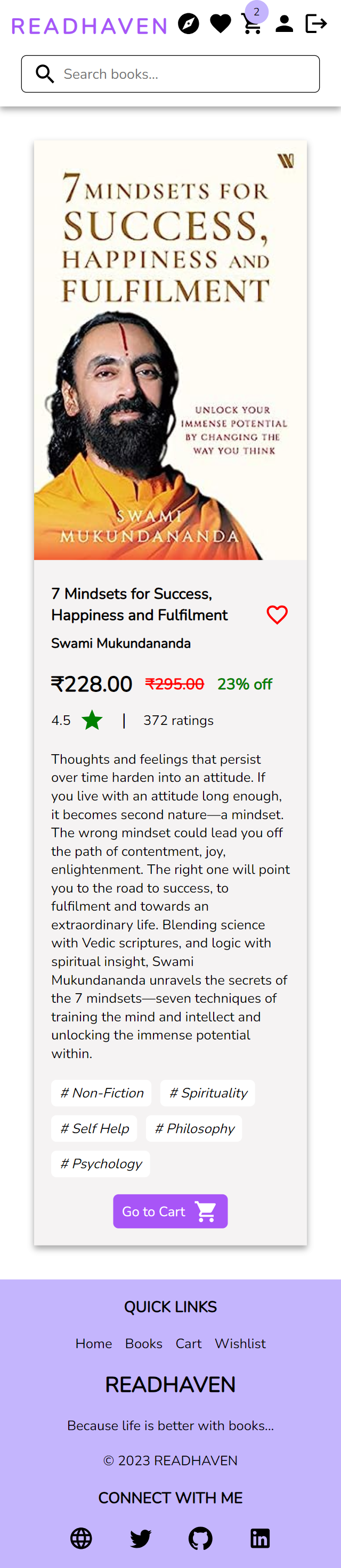 GitHub - niharika-kesarwani/readhaven: Readhaven is a books e-commerce ...