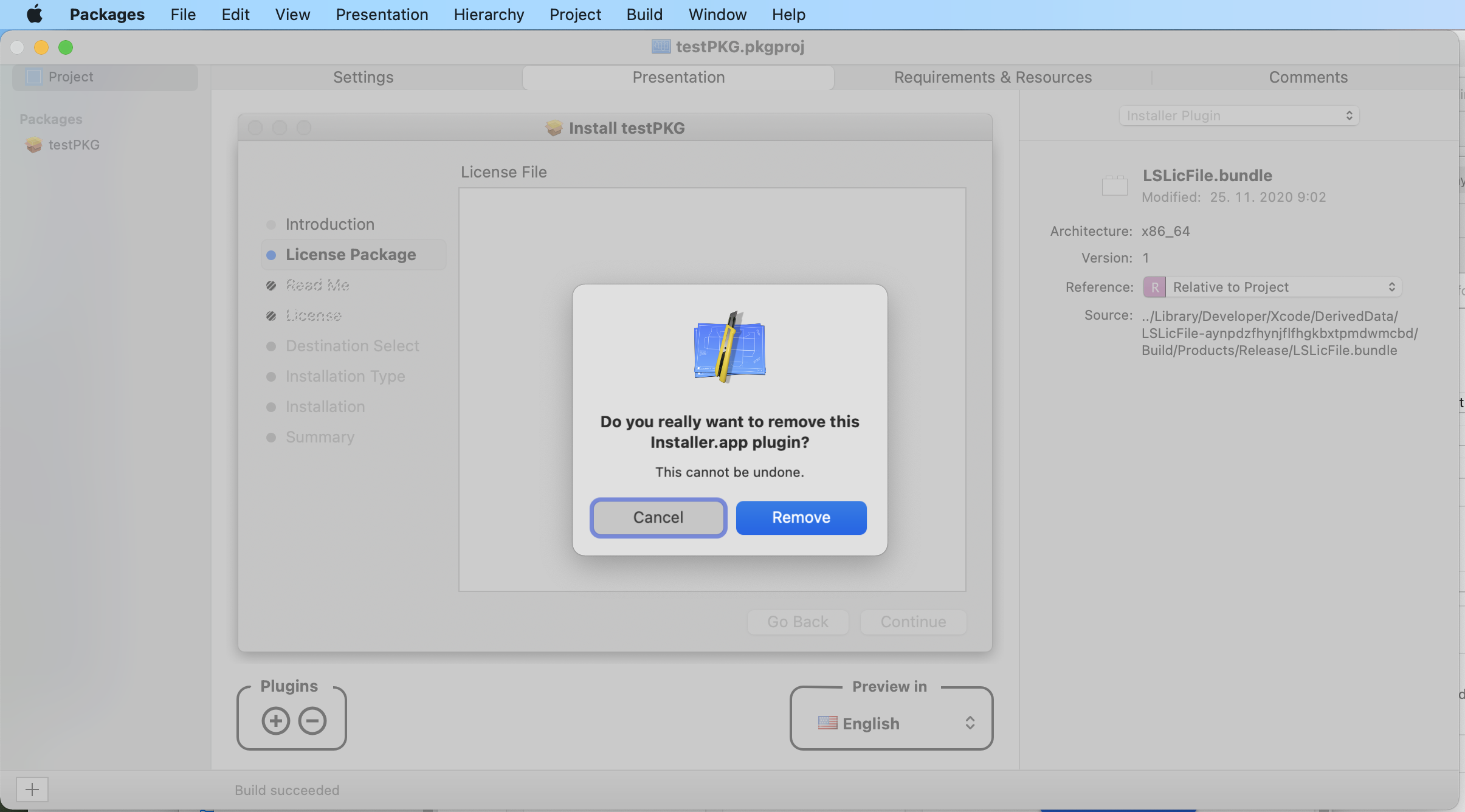 macOS 11.0 Big Sur: Hang while remove installer plugin · Issue #81 · packagesdev/packages · GitHub