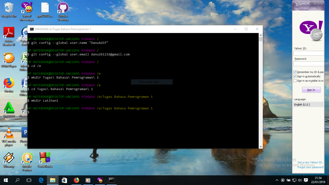 GitHub - DanuAdiP/Latihan1