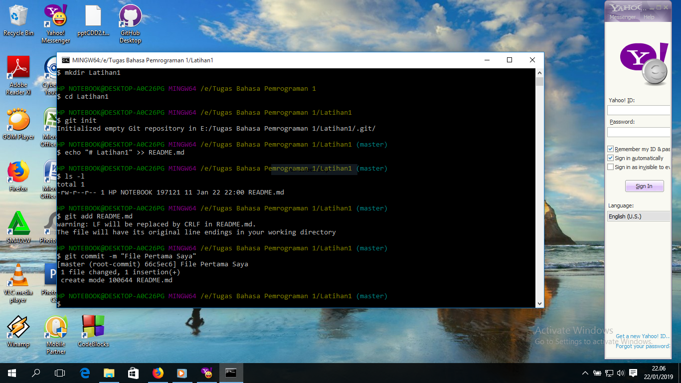 GitHub - DanuAdiP/Latihan1
