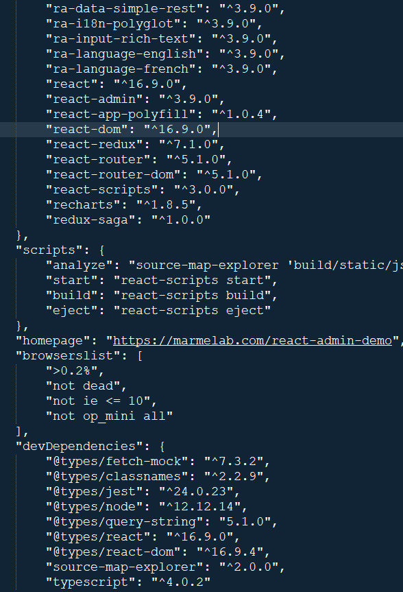 TypeScript error - when start the demo · Issue #5316 · marmelab/react-admin · GitHub