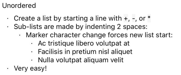 Paragraph style is applied to list items · Issue #101 · iamacup/react-native-markdown-display ...