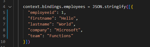 `Cannot insert the value NULL into column ` on SQL output binding in Javascript function · Issue ...