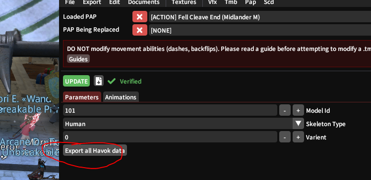 Animation Swap - Havok export/import · Issue #77 · 0ceal0t/Dalamud-VFXEditor · GitHub