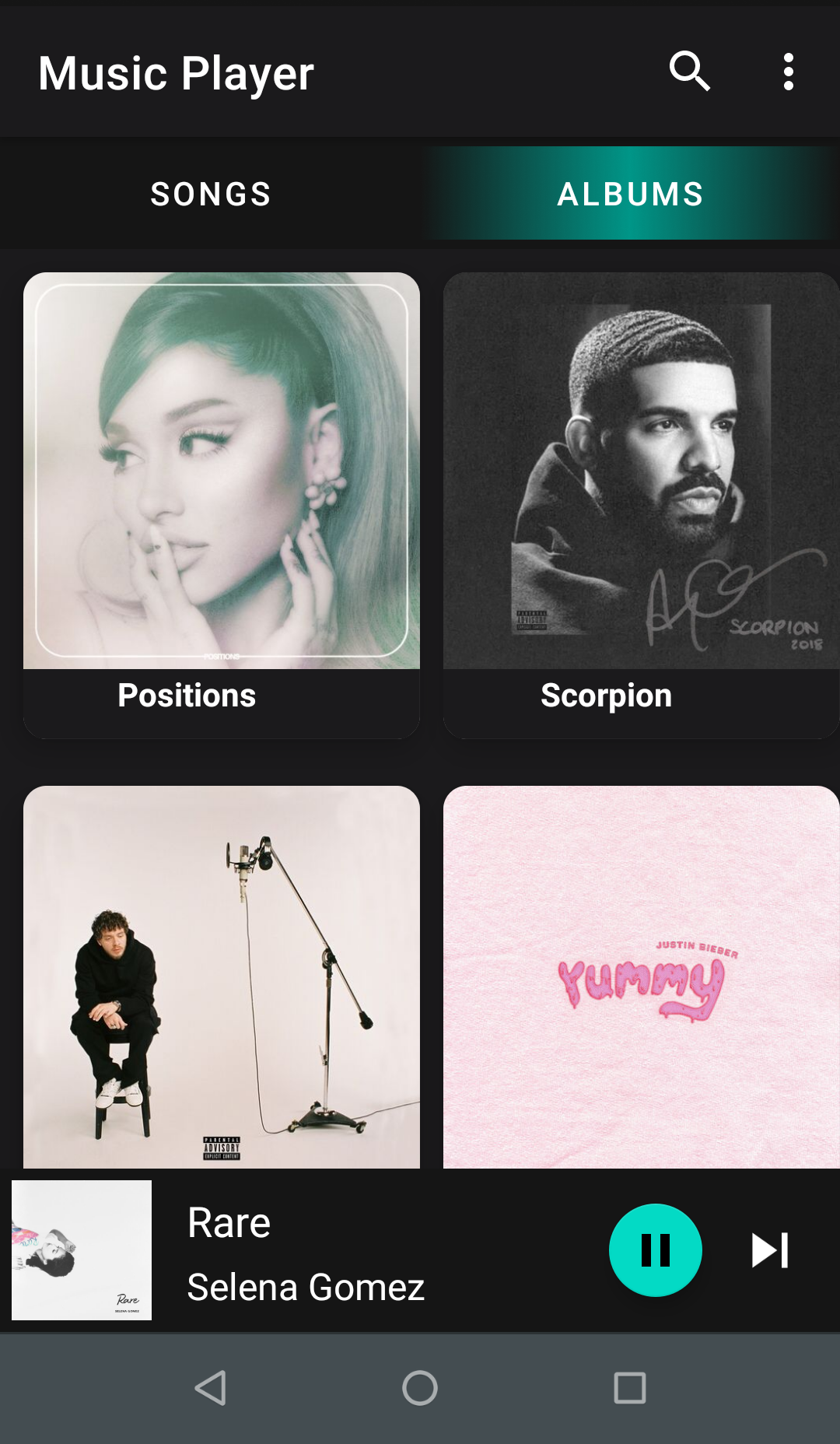 GitHub - alenwenish/Music-Player-app: This is a music player android application.