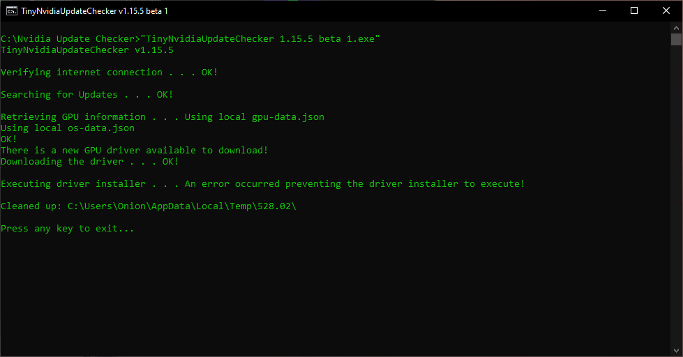 Retrieving GPU Information Error because networking issues · Issue #142 · ElPumpo ...