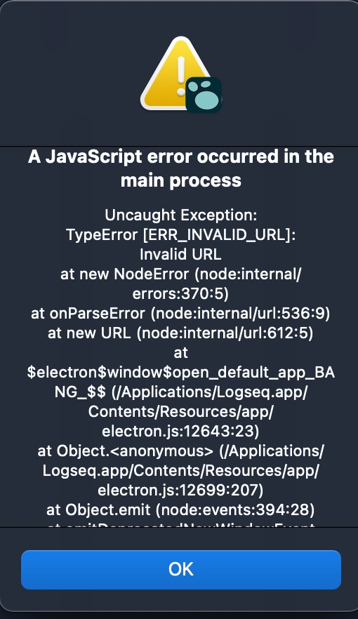 Javascript error when trying to link local video · Issue #3863 · logseq/logseq · GitHub
