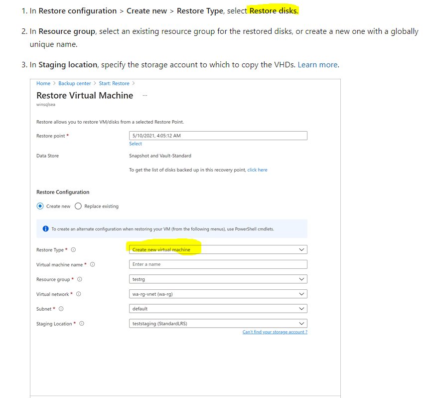 Incorrect Image For Restore Disks Section · Issue 86955 · Microsoftdocsazure Docs · Github 7777