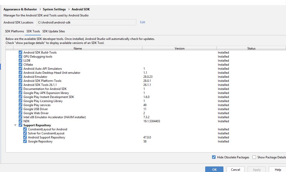 Nativescript - Android Windows 10 installation · Issue #6921 · NativeScript/NativeScript · GitHub