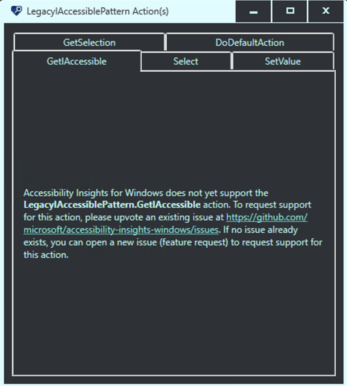 [BUG] Suggestion for requesting support for unsupported actions · Issue #1420 · microsoft ...