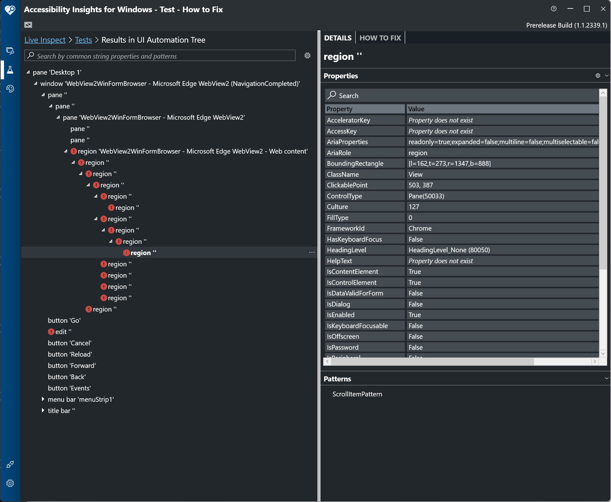Inconsistent reporting of UI Automation elements · Issue #3530 ...