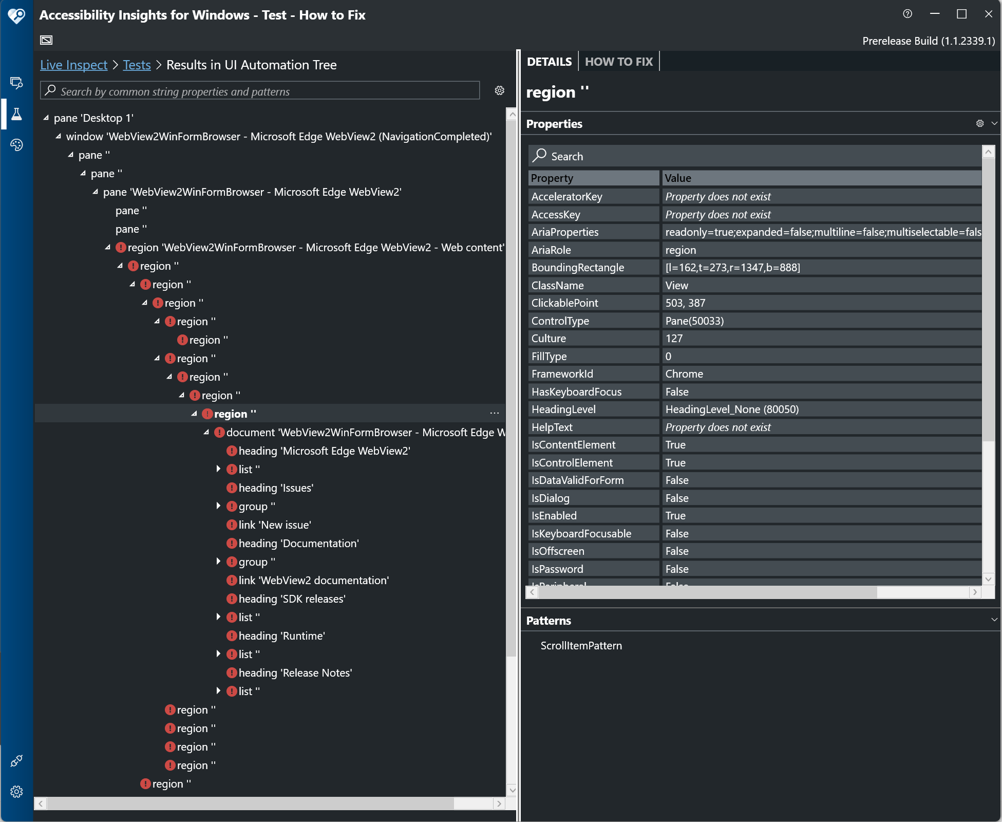 Inconsistent reporting of UI Automation elements · Issue #3530 ...