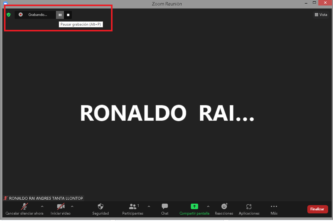 HU-004: Grabar Reunión de Zoom · Issue #4 · rtanta/CalidadSoftware · GitHub