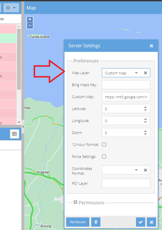 Feature Request Forcing Custom Map Layer As Default Map To Every Users · Issue 1002 · Traccar 2815