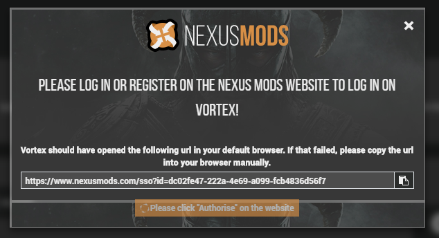 Unable to login to Vortex - error sequence · Issue #2507 · Nexus-Mods/Vortex · GitHub