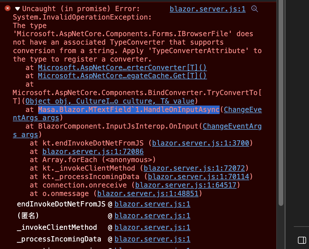 Mfileinput Has An Error When Uploading File · Issue 1092 · Masastackmasablazor · Github 9035