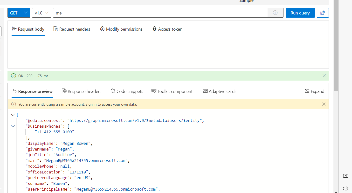 Graph Explorer Is Prepending For Queries That Do Not Include