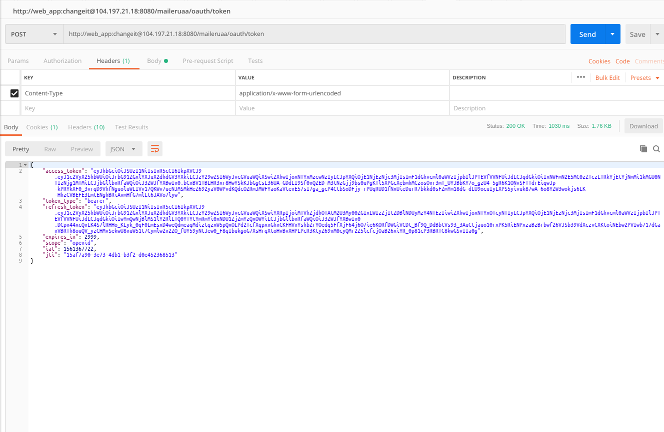 Having Bad Credentials on /oauth2/token even with correct credentials passed. · Issue #1035 ...