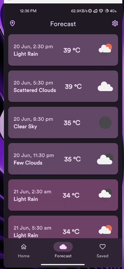 Colour coded forecast · Issue #5 · MGAndroidProjects/WeatherWise ...