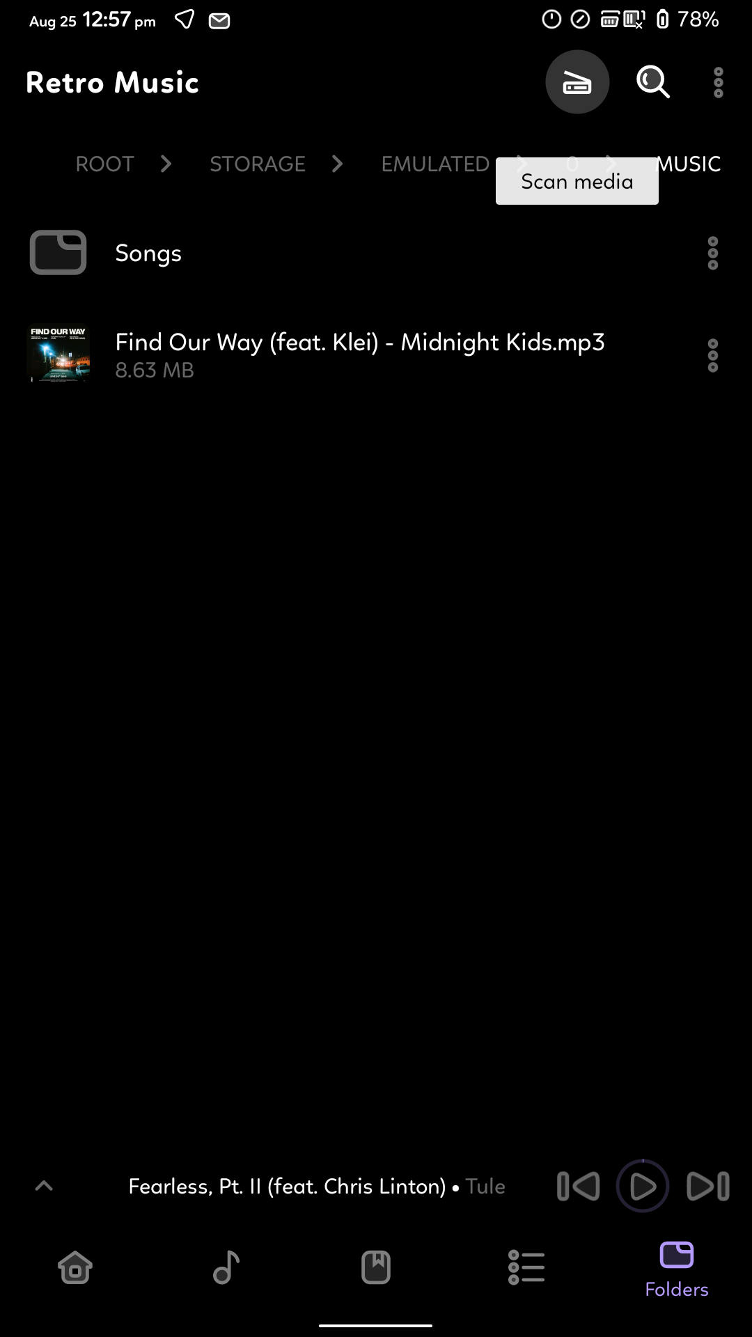 force library rescan · Issue #869 · RetroMusicPlayer/RetroMusicPlayer · GitHub