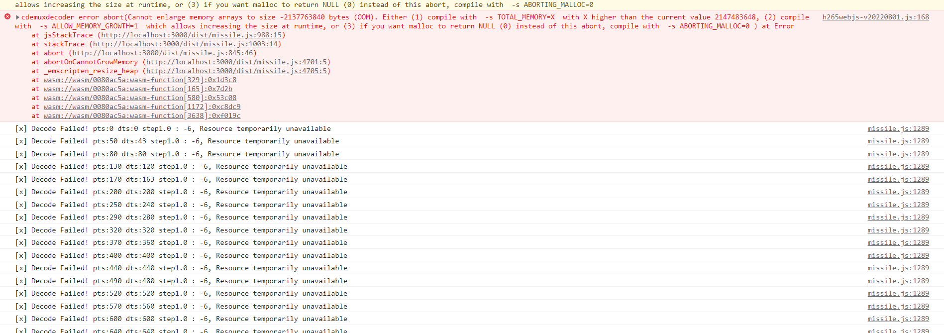 播放编码格式H.265的mp4视频，失败报错 · Issue #168 · numberwolf/h265web.js · GitHub