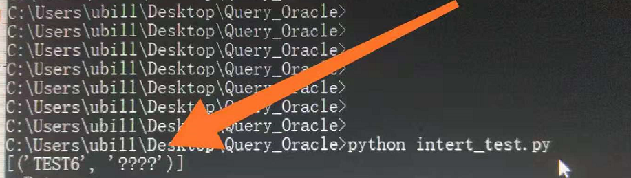 Python3 9 1 Connect Oracle10 2 Using Cx Oracle8 2 Can Not Display Chinese In Select Results