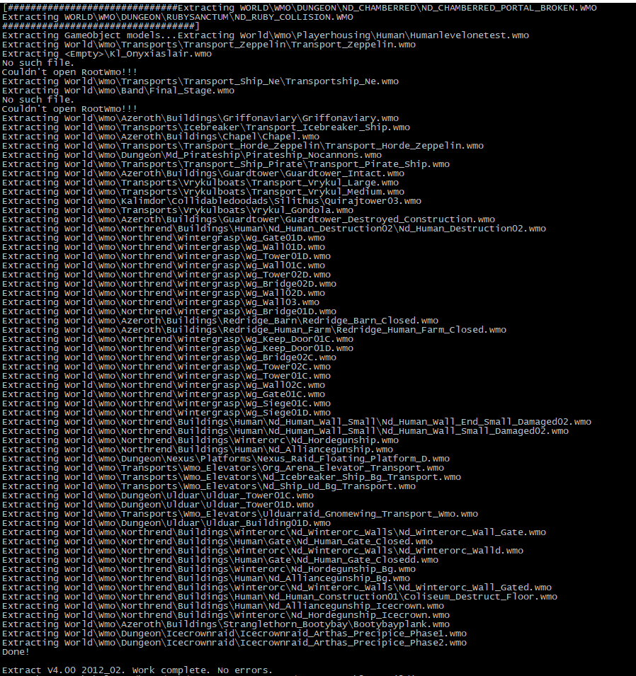 Vmap4extractor And Vmap4assembler Errors · Issue 8928 · Azerothcoreazerothcore Wotlk · Github 