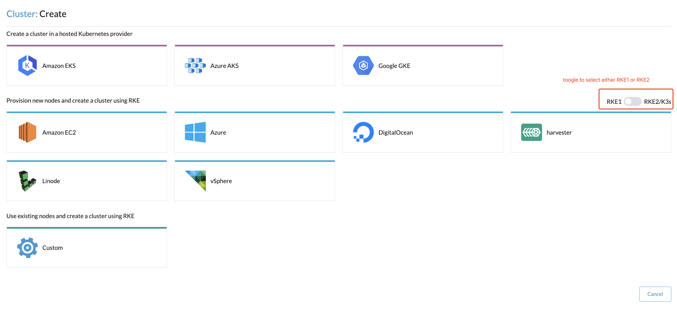 [Enhancement] Better instance config descriptions of Harvester RKE1 ...