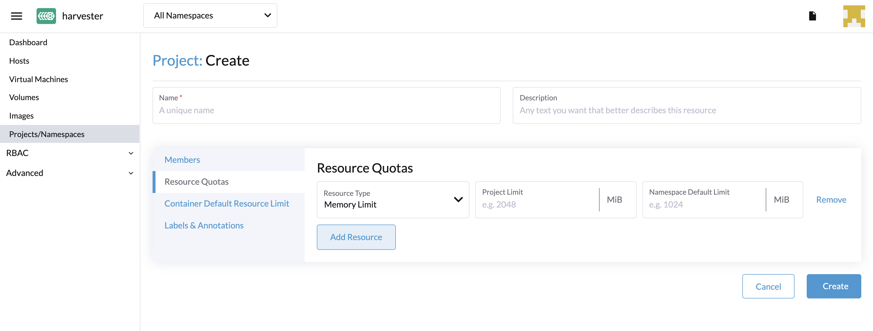 [BUG] Harvester 0.3 does not allow CPU-overprovisioning · Issue #1429 ...