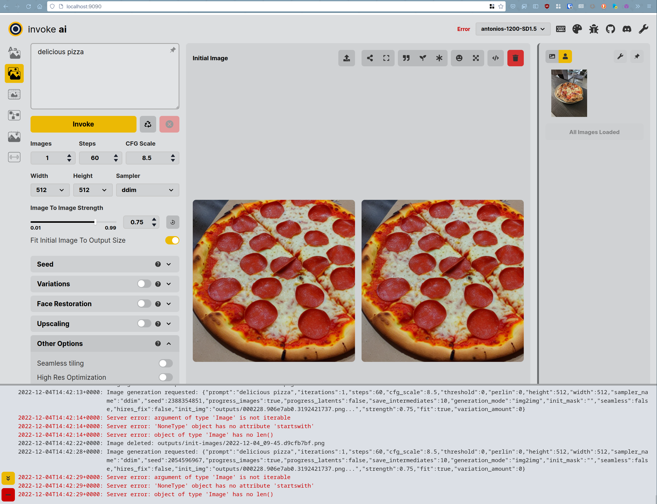 Bug Object Of Type Image Has No Len When I Try To Use Img2img · Issue 1787 · Invoke Ai 