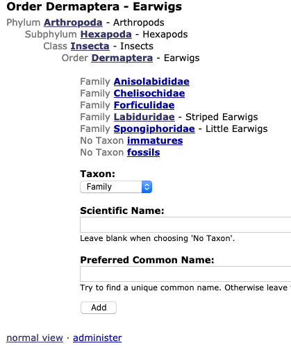 Map Common Name and Title · Issue #129 · bugguide/bugguide · GitHub