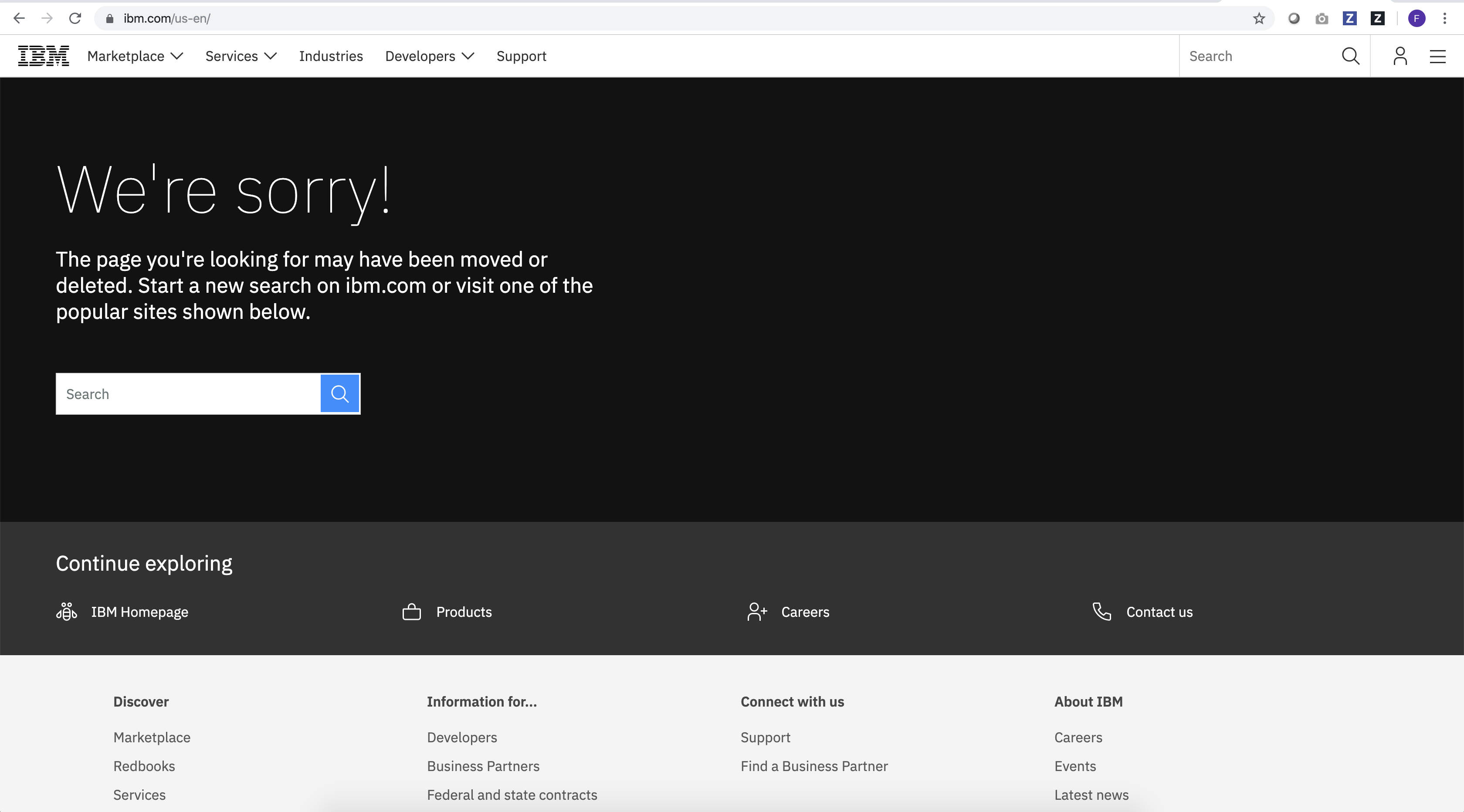 Error Page Redesign For Carbon · Issue 190 · Carbon Design Systemcarbon For Ibm Dotcom