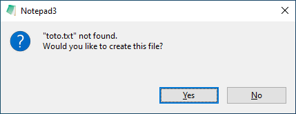 Error loading "%s" : Cannot create a new file · Issue #5038 · rizonesoft/Notepad3 · GitHub