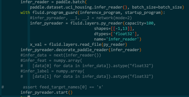使用pyreader读取数据，如何在saveinferencemodel存储feed变量 · Issue 16113 · Paddlepaddlepaddle · Github 1546