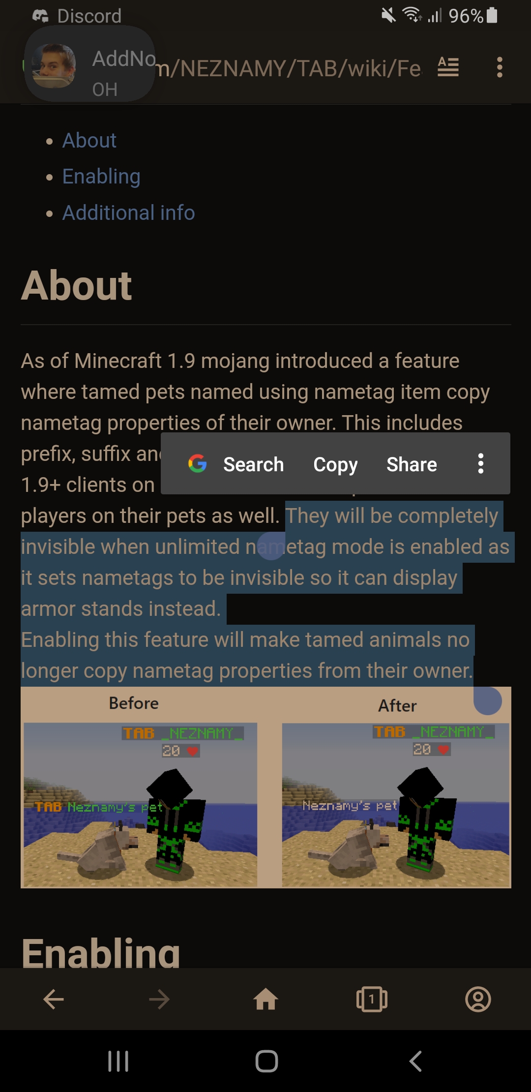 pet name not showing · Issue #599 · NEZNAMY/TAB · GitHub