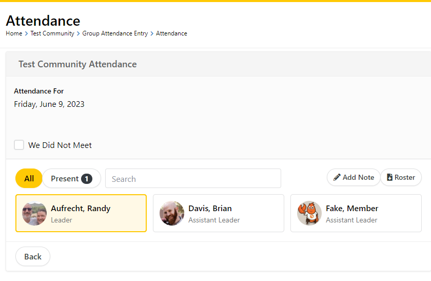 New Attendance Block in v15 fails to record non-attendees non-attendance · Issue #5473 ...