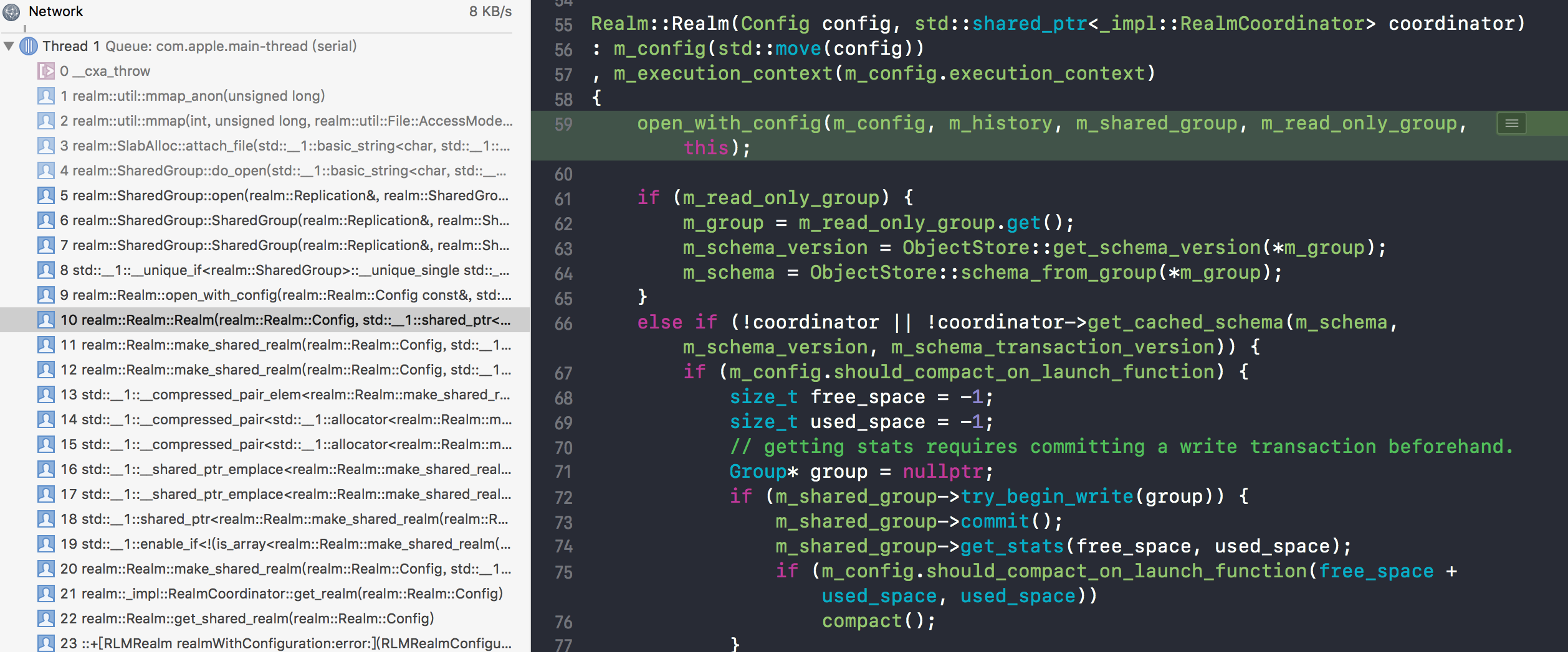 Crash When Rlmrealm Defaultrealm · Issue 5765 · Realmrealm Swift · Github 
