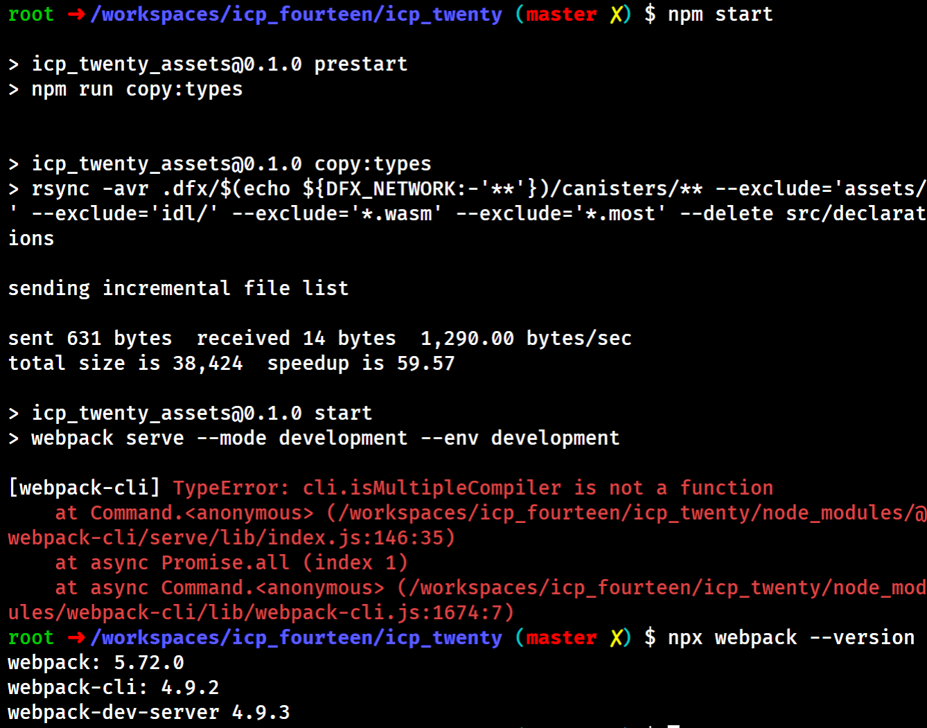 TypeError: cli.isMultipleCompiler is not a function · Issue #2329 · dfinity/sdk · GitHub