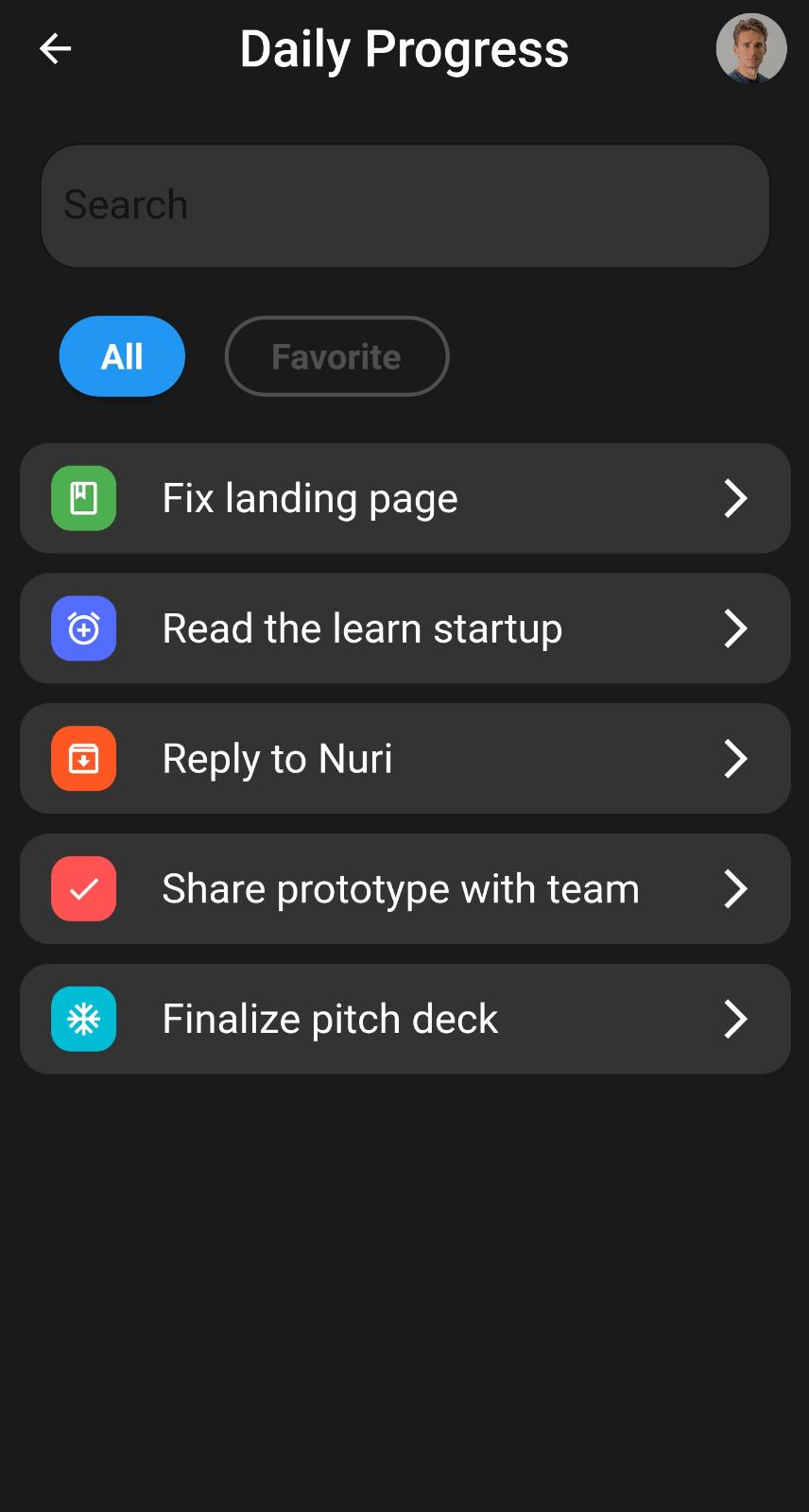 Github Nuriulgen Daily Progress Ui