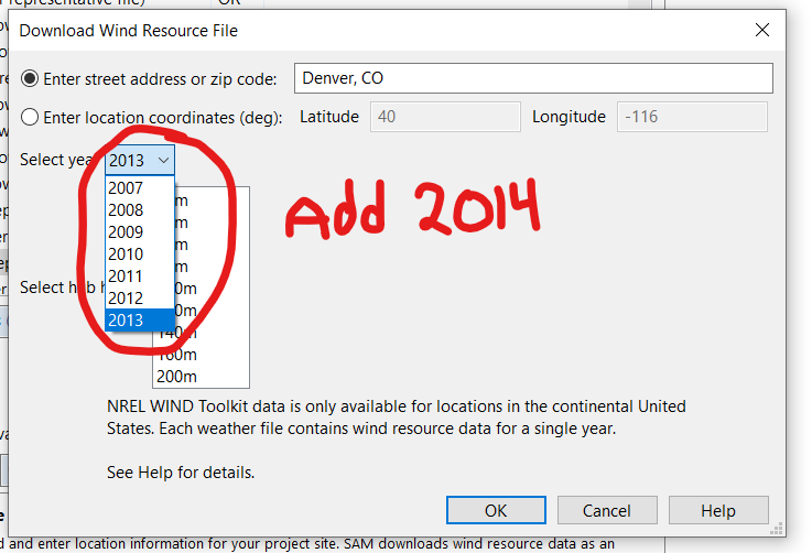 Add option for year 2014 in WIND Toolkit download · Issue #961 · NREL ...