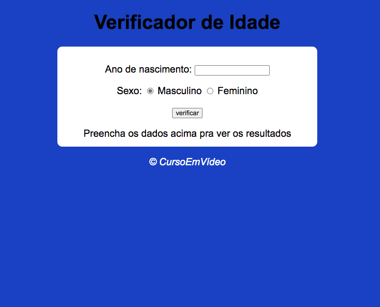 GitHub - rfernand3s/Projeto-Verificador-de-Idade: Utilizando JavaScript ...