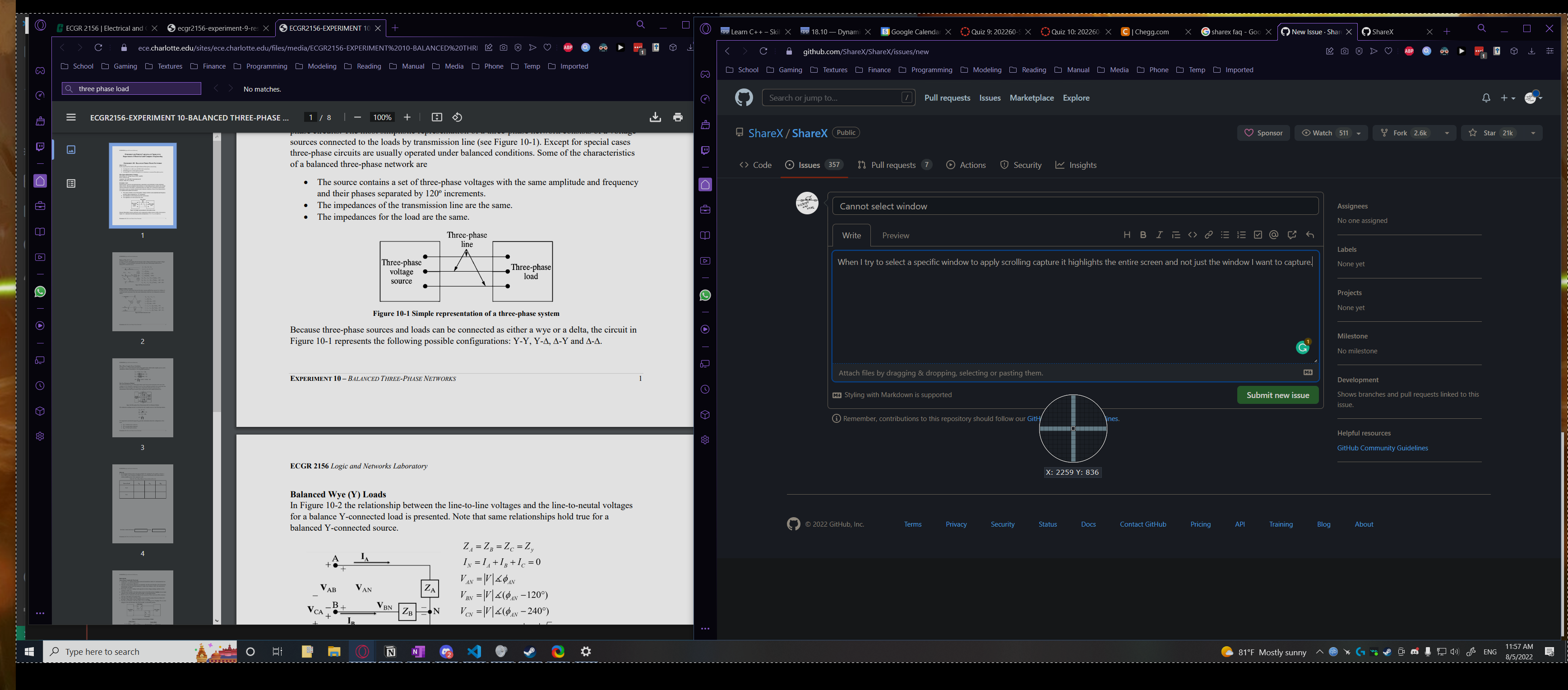 Cannot select window · Issue #6431 · ShareX/ShareX · GitHub