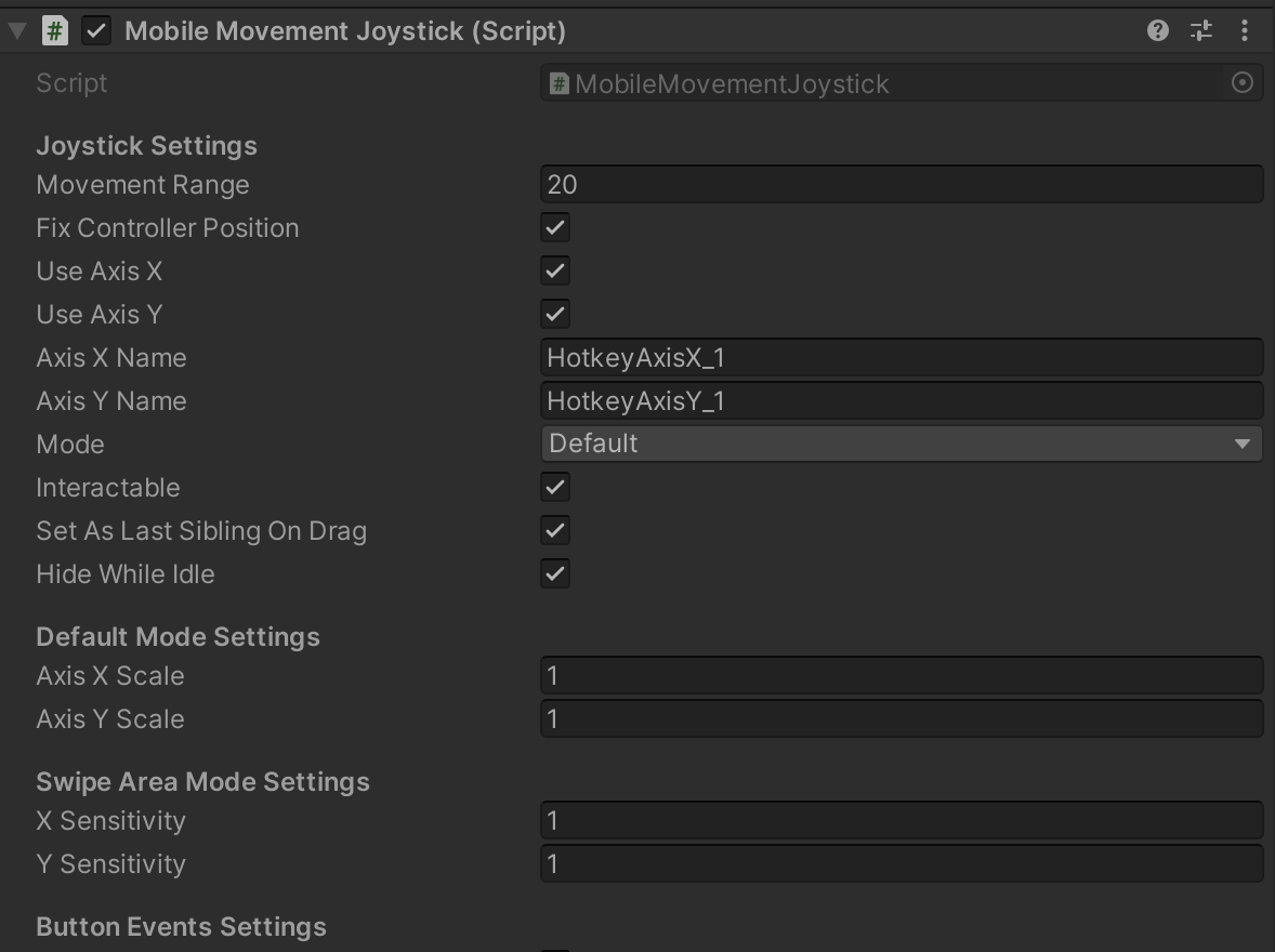 Mobile Movement Joystick sensivility · Issue #1067 · suriyun-production/mmorpg-kit-docs · GitHub