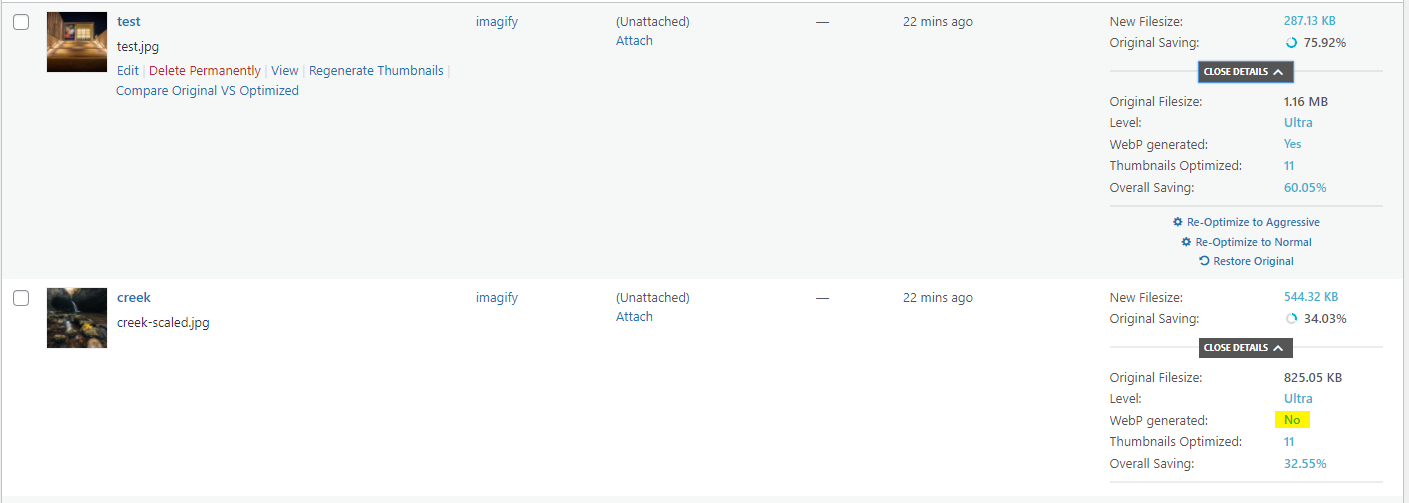 Improve the "Generate Missing WebP Versions" Function in the Settings Page · Issue #549 · wp ...