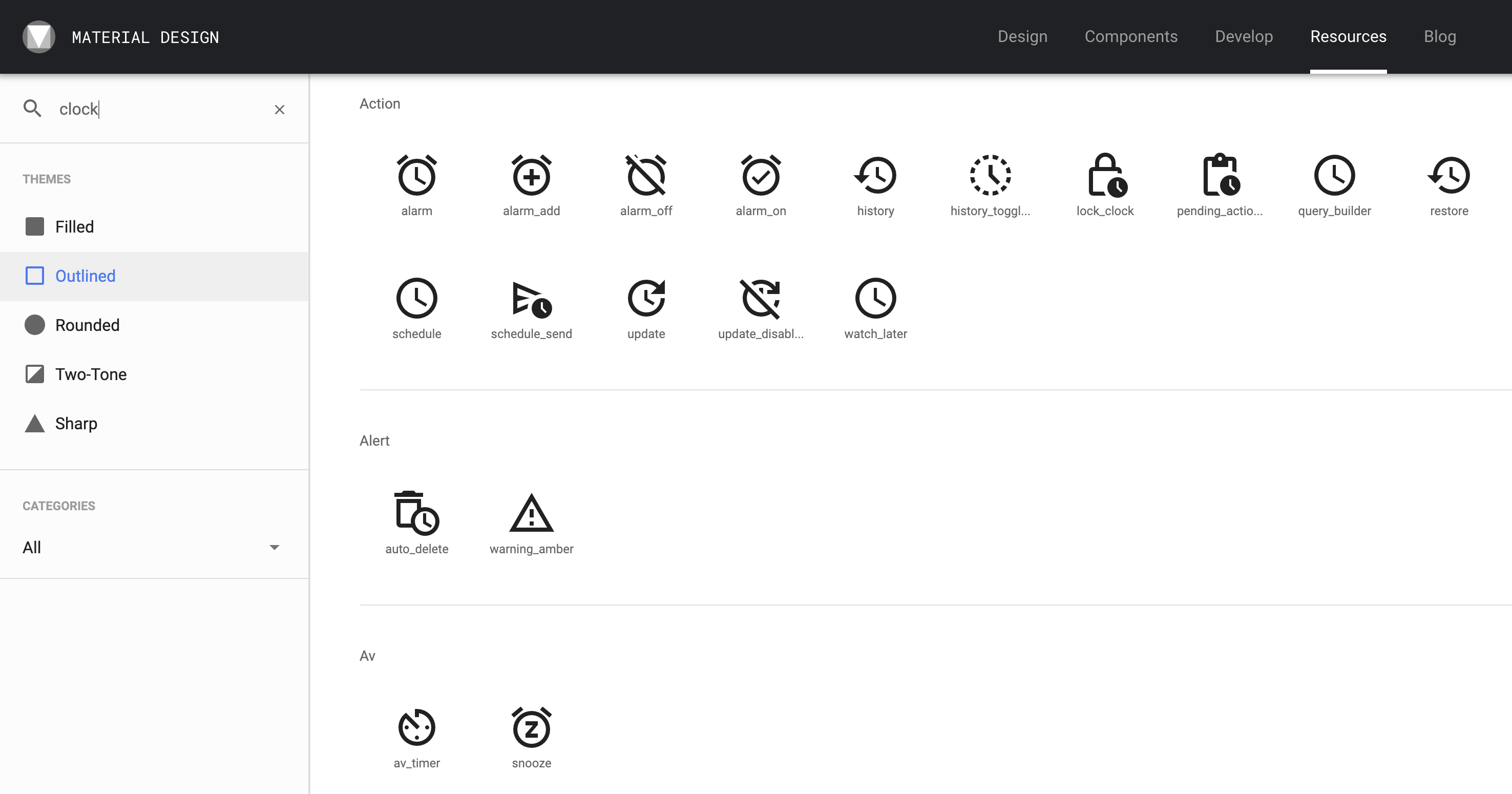 Fixing the icon search filter on the website · Issue #725 · google ...