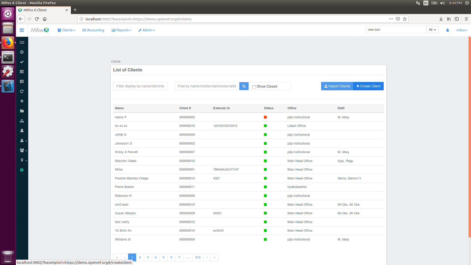 [Mifos-User]- Unable to create or Add user and client in Mifos Multi-tenant · Issue #3084 ...