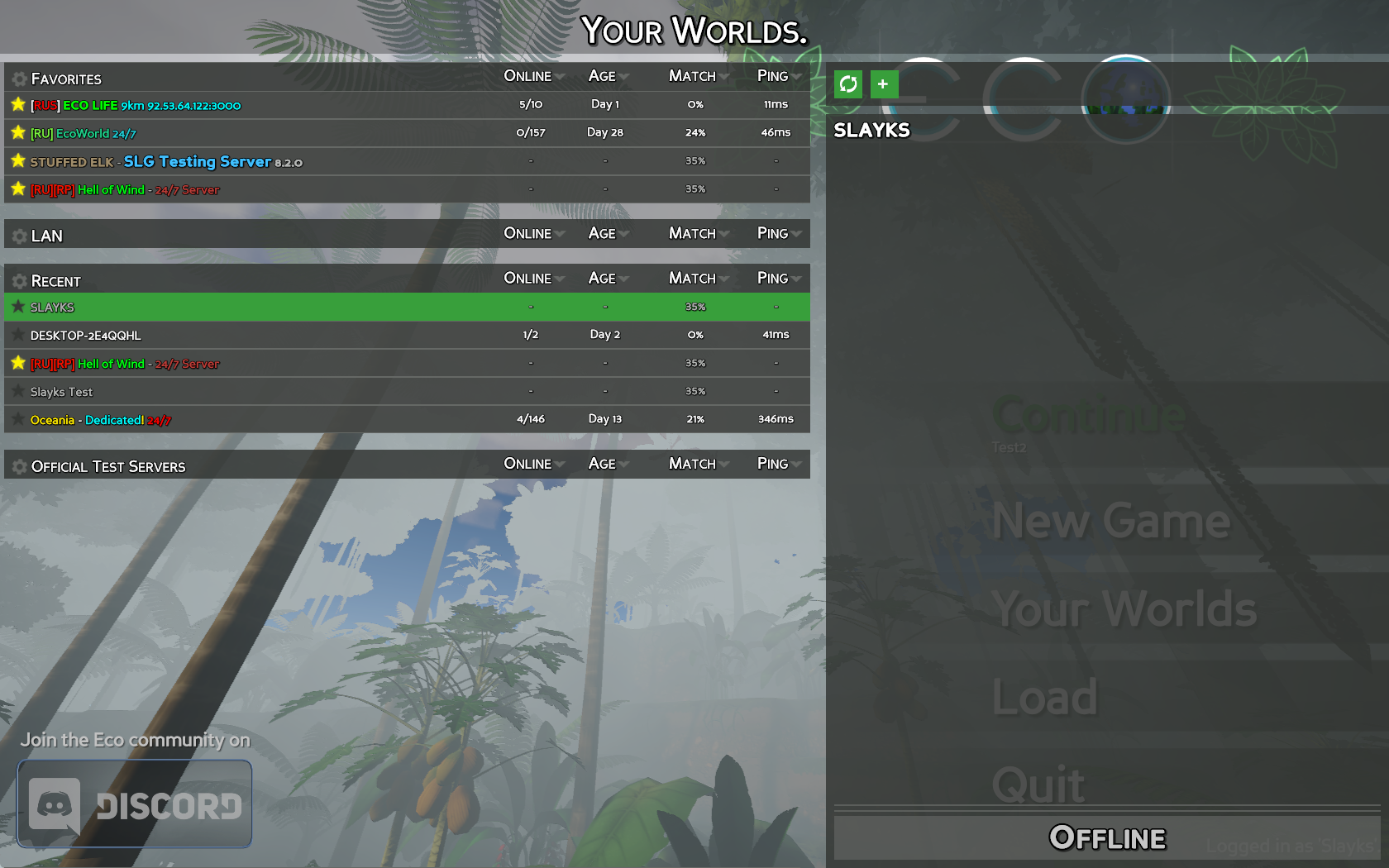 Local Server appear with No Title in 'Your Worlds' screen · Issue #12045 · StrangeLoopGames ...